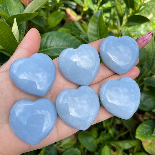 Angelite Stone - Etsy