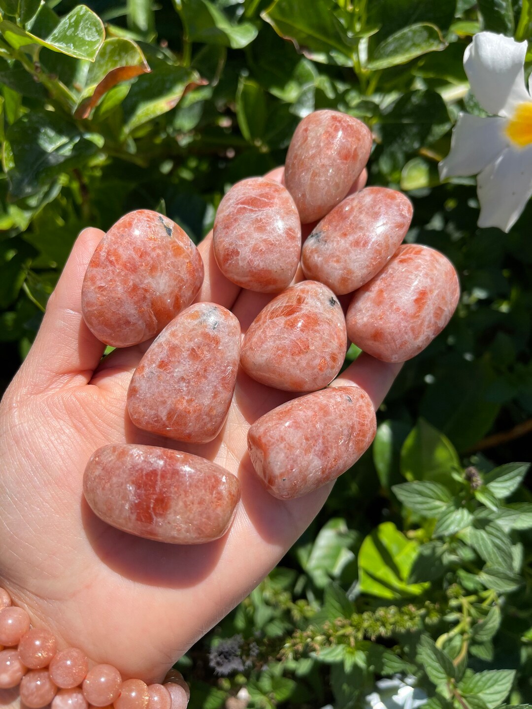 Sunstone Tumbled Stones: Natural Healing Crystals (1.2” - 1.4”) - Etsy