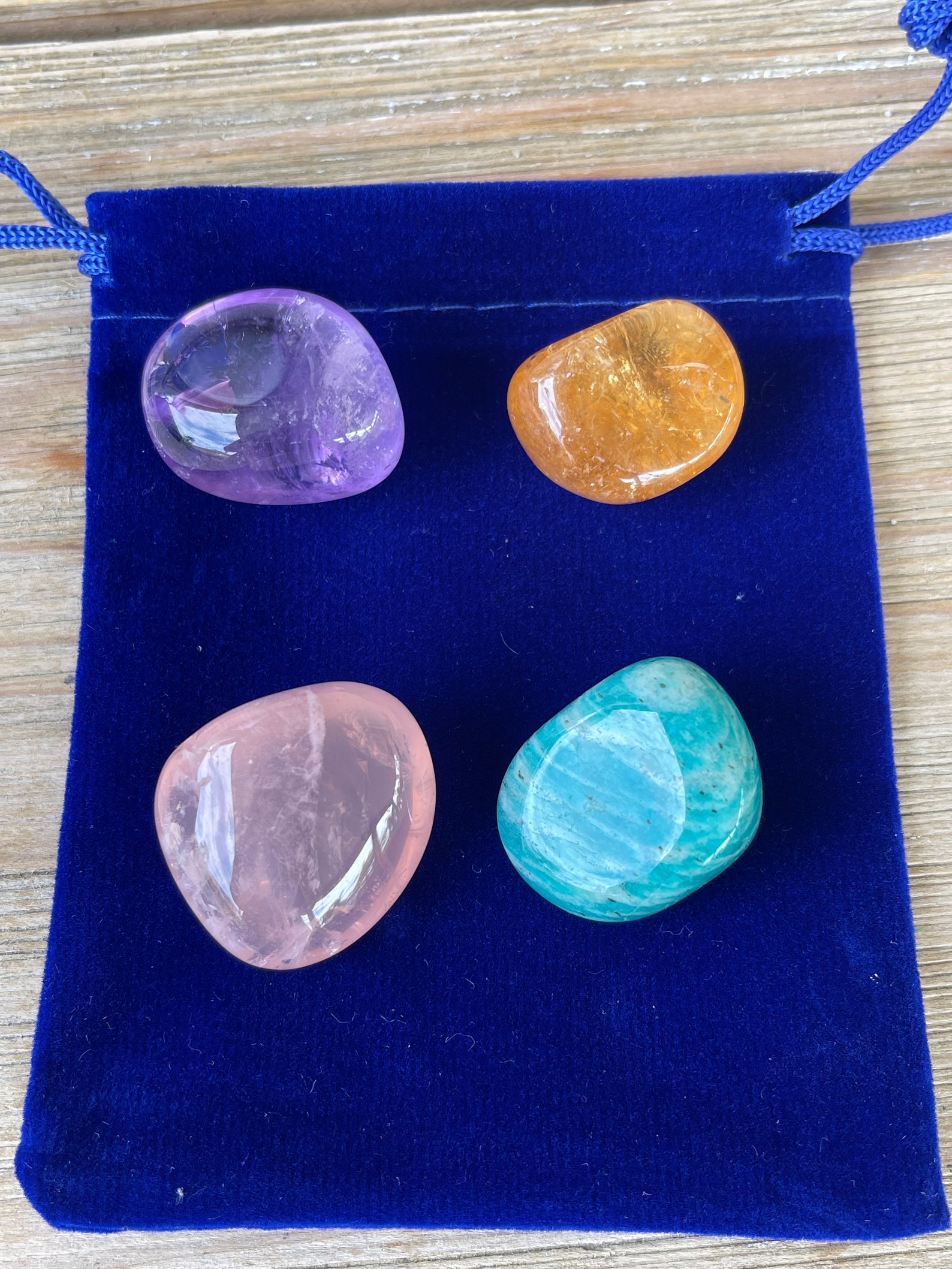Crystal Set - Crystals for Emotional Balance - Rose Quartz - Citrine ...