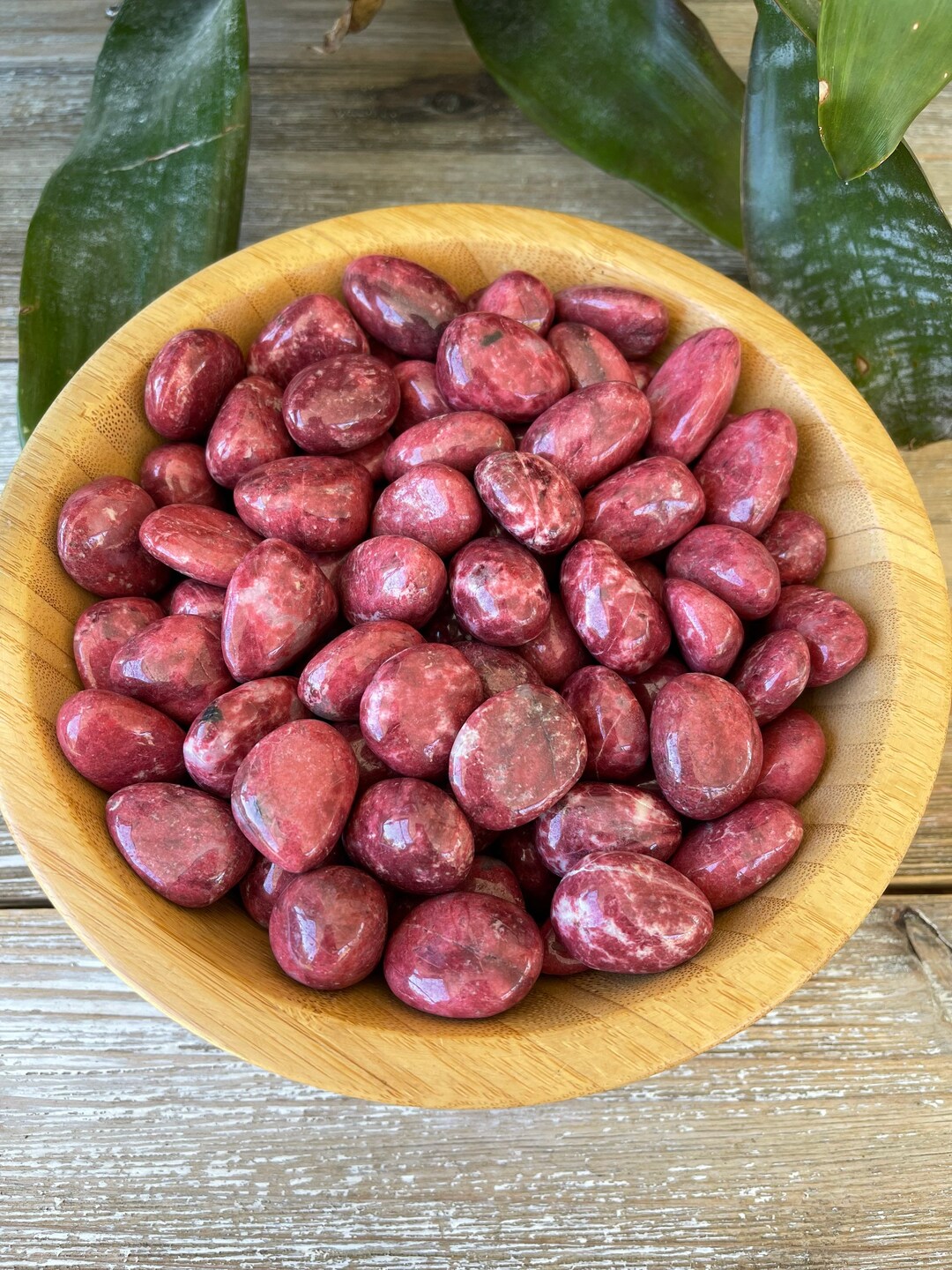 1 OZ Thulite Tumbled Stones 0.5 0.7 Mini Thulite Healing Crystals and ...