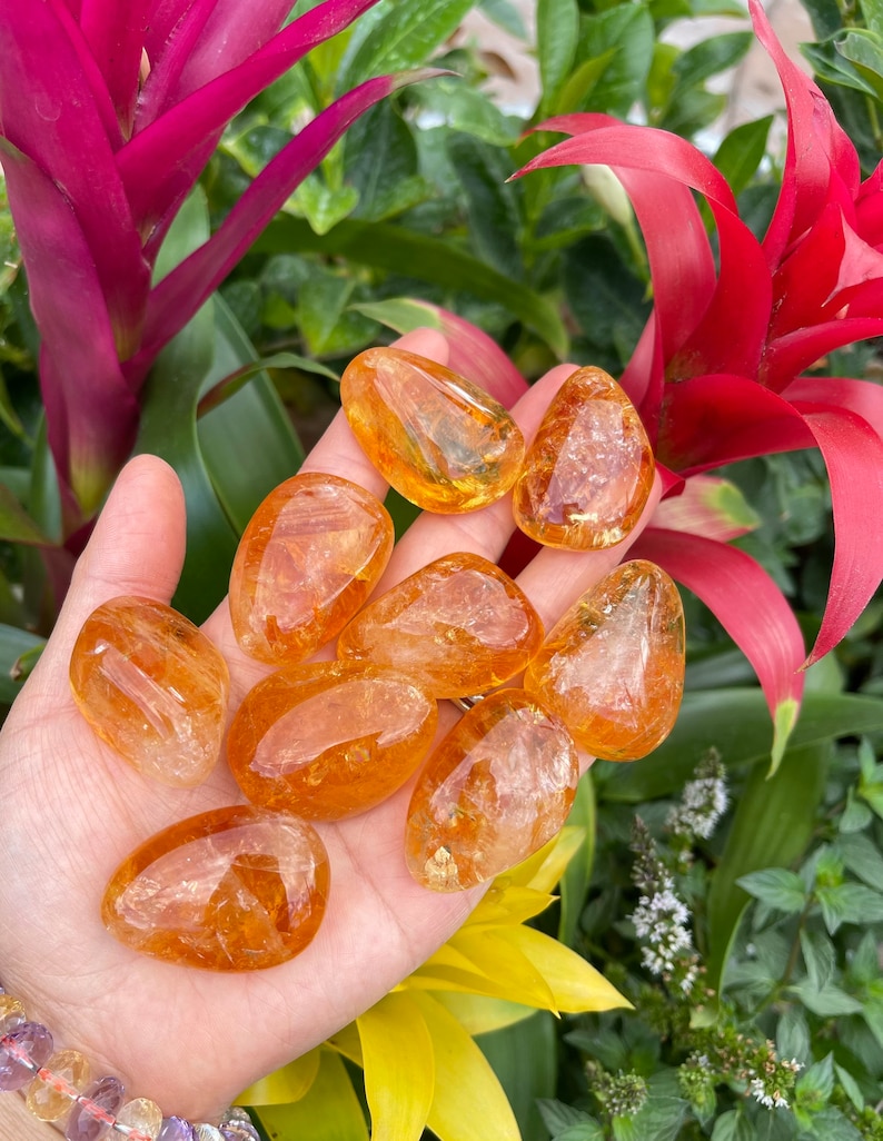 Citrine Tumbled Stones 1 1.2 Citrine Healing - Etsy