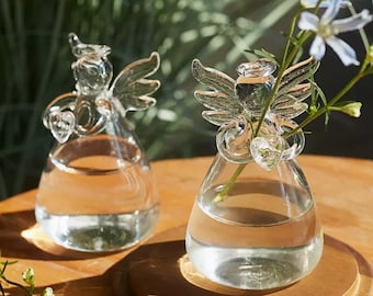 Angel Flower Vase Glass - Etsy