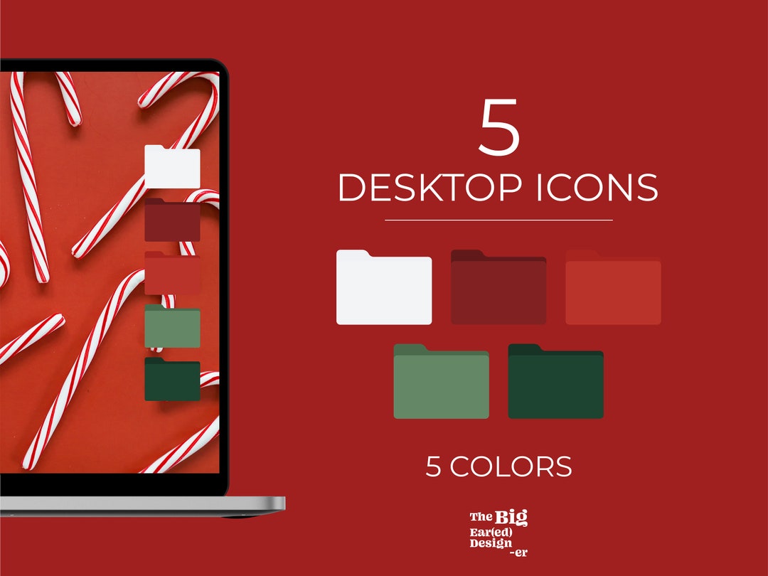 Aesthetic Christmas Desktop Icons Pack Macos and Windows Compatible - Etsy