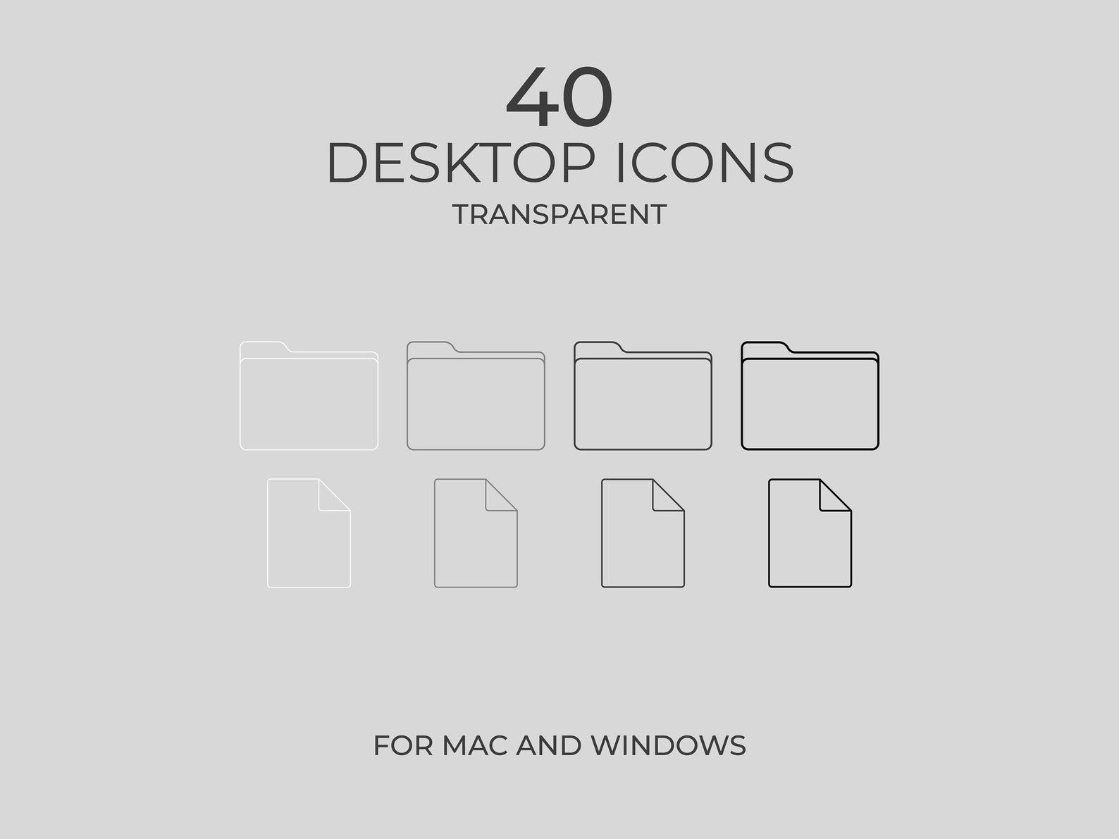 Aesthetic Desktop Folder Icons Pack MacBook and Windows Compatible - Etsy