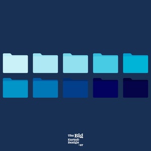 Aesthetic Blue Desktop Icons Pack Macos and Windows - Etsy