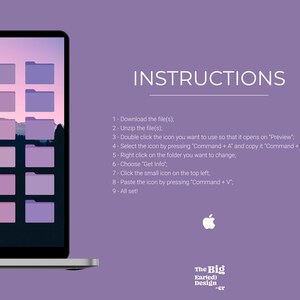Aesthetic Purple Desktop Icons Pack Macos and Windows | Etsy