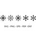 Snowflake SVG Bundle, Christmas SVG, Winter SVG, Snowflakes Cut File ...