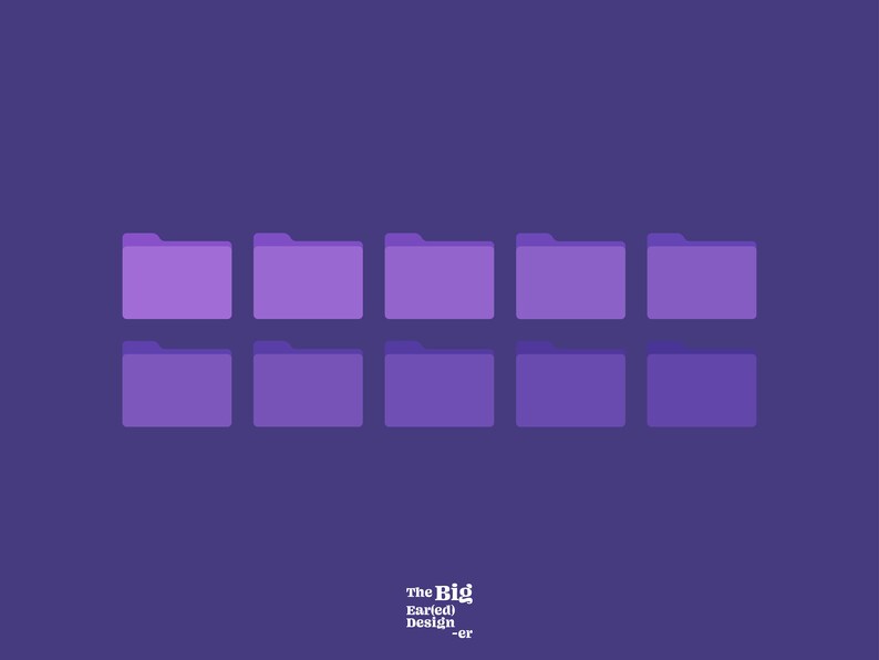 Aesthetic Purple & Violet Desktop Icons Pack Macos and | Etsy