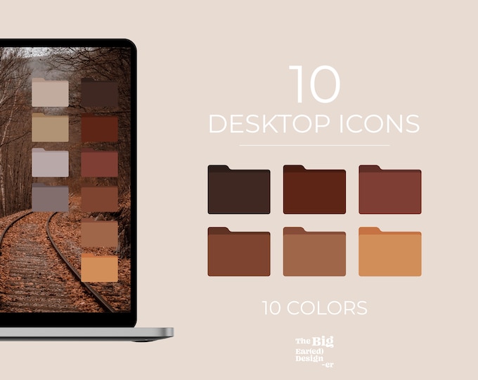 Aesthetic Fall Desktop App Icons Pack Macos and Windows Compatible Fall ...