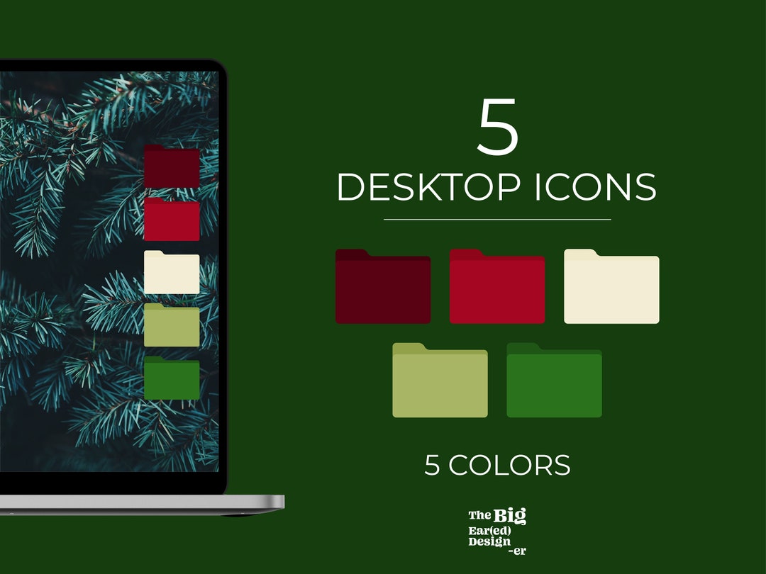 Aesthetic Christmas Desktop Icons Pack Macos and Windows Compatible - Etsy