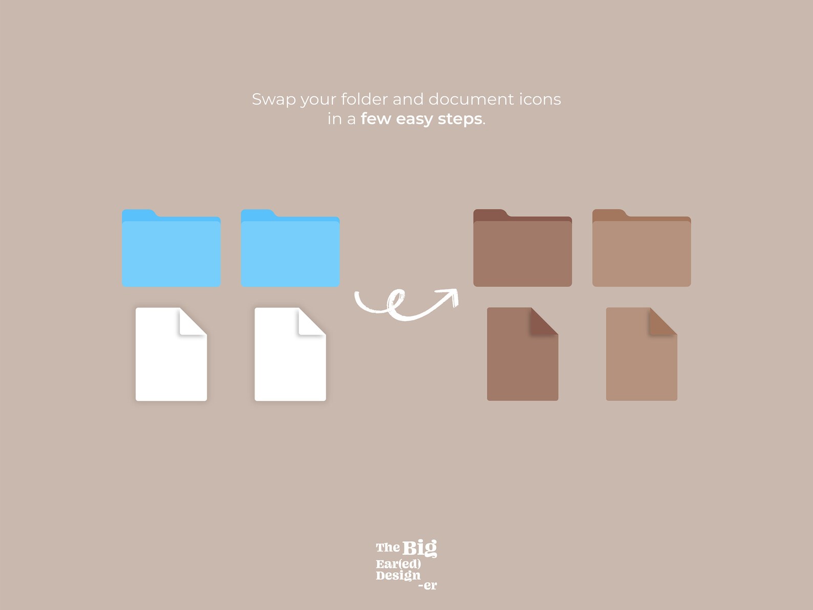 Aesthetic Neutral Desktop Folder and Document Icons Pack - Macos and ...