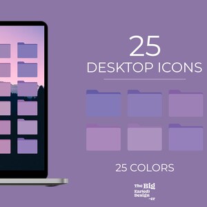 Aesthetic Purple Desktop Icons Pack Macos and Windows Compatible - Etsy