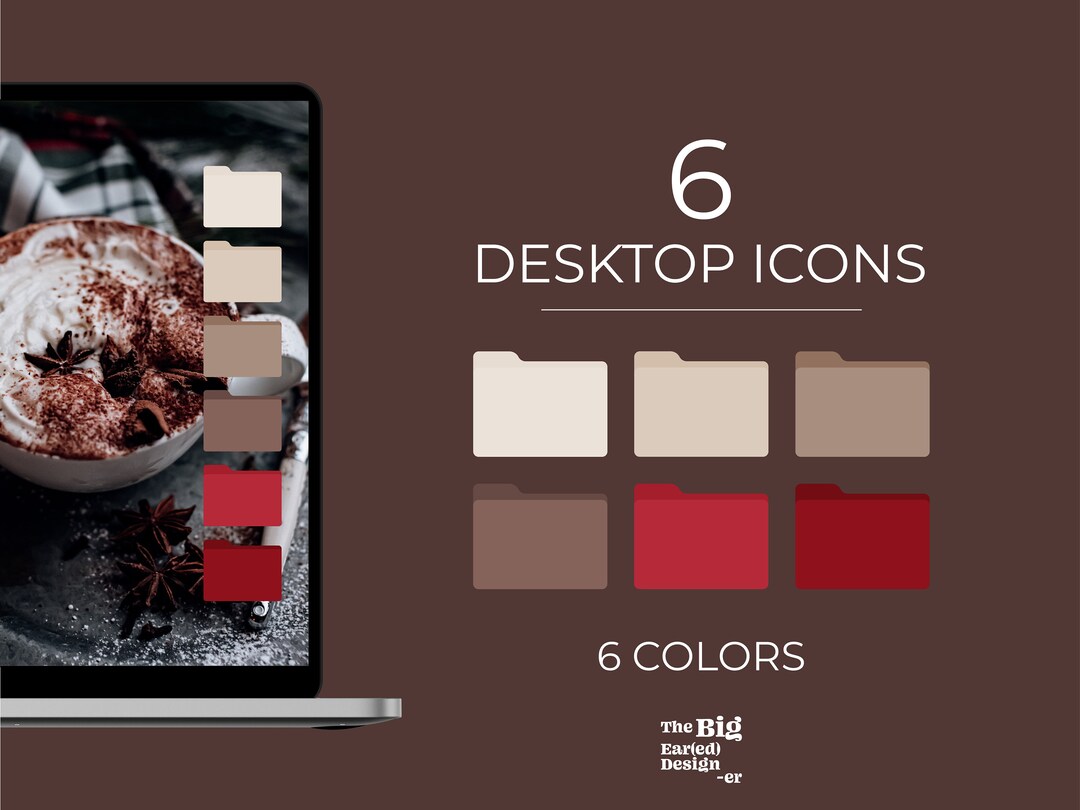 Aesthetic Christmas Desktop Folder Icons Pack Macos and Windows ...
