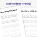 Name Trace Worksheet, Custom Name Tracing Worksheet Printable for Pre ...