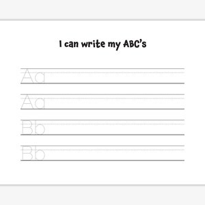 Alphabet Tracing Sheet, Handwriting Practice Sheet, A-Z Letters ...