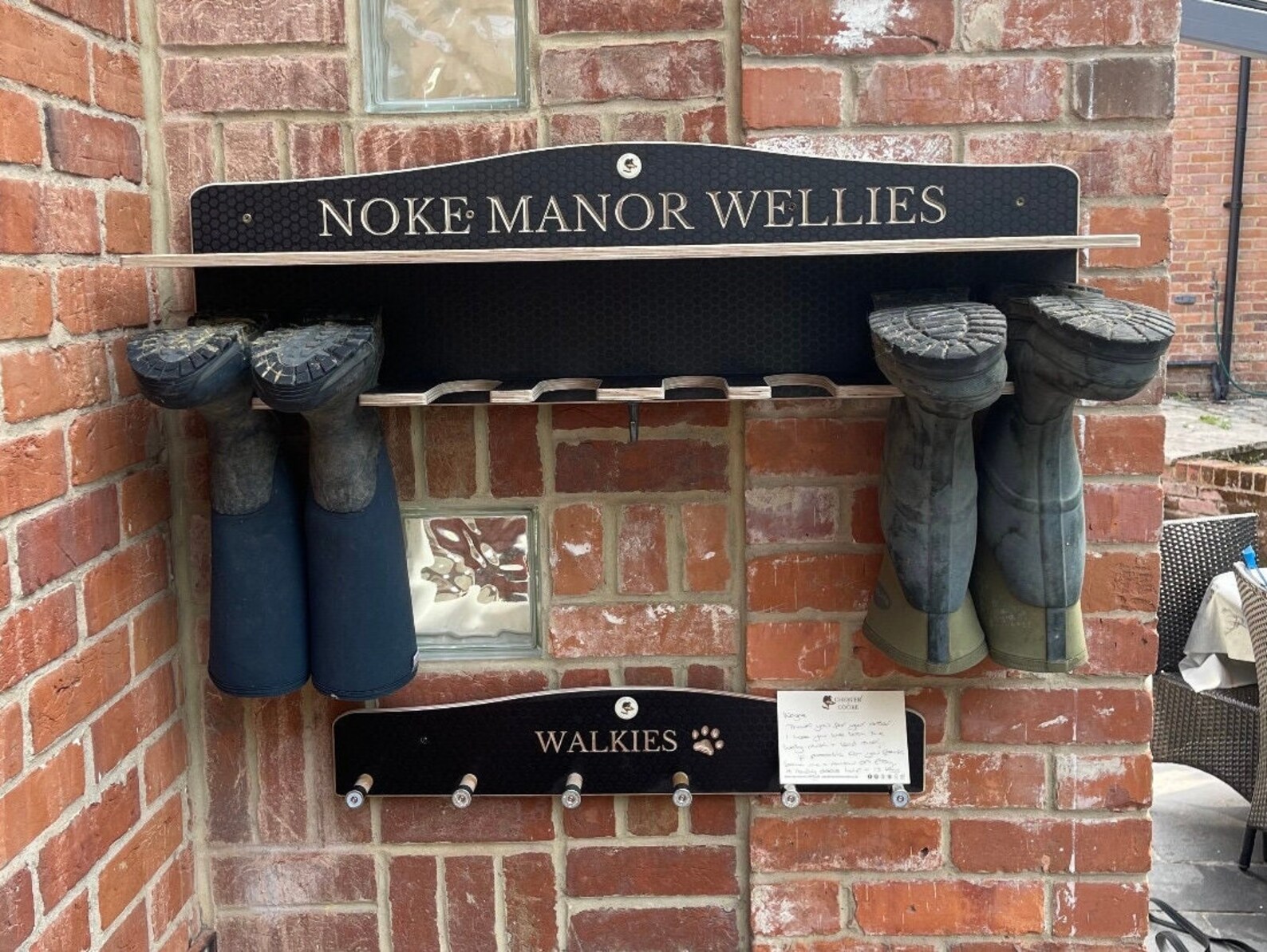 Welly Boot Rack Wooden Boot Holder Wellington Storage - Etsy