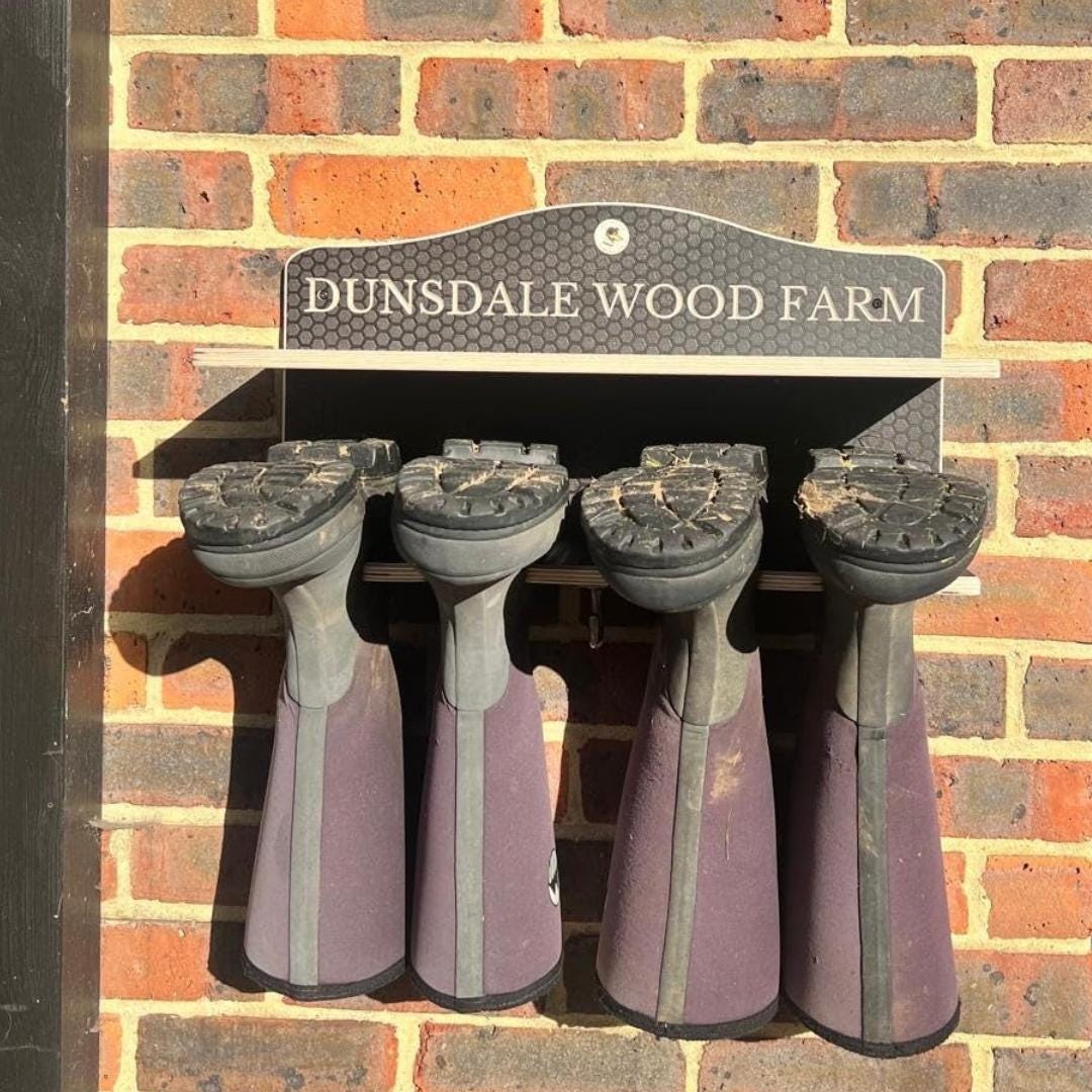Welly Boot Rack, Welly Rack, Wooden Boot Holder, Wellington Storage ...