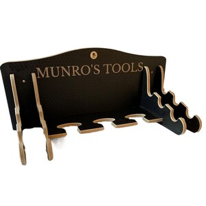 Spade & Fork Rack, Garden Tool Storage, Personalised Tool Store, Wooden ...