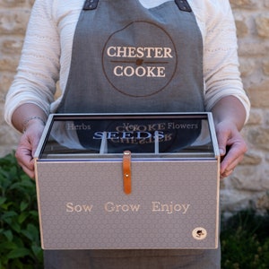 Seed Organiser, Seed Box & Organiser Gift Set, Seed Storage Box ...