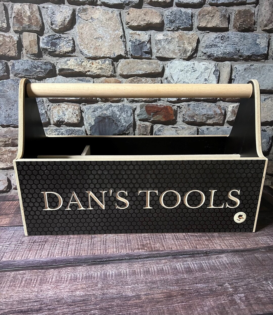 Wooden Tool Box, Personalised Tool Caddy, DIY Tool Box, Tool Storage ...