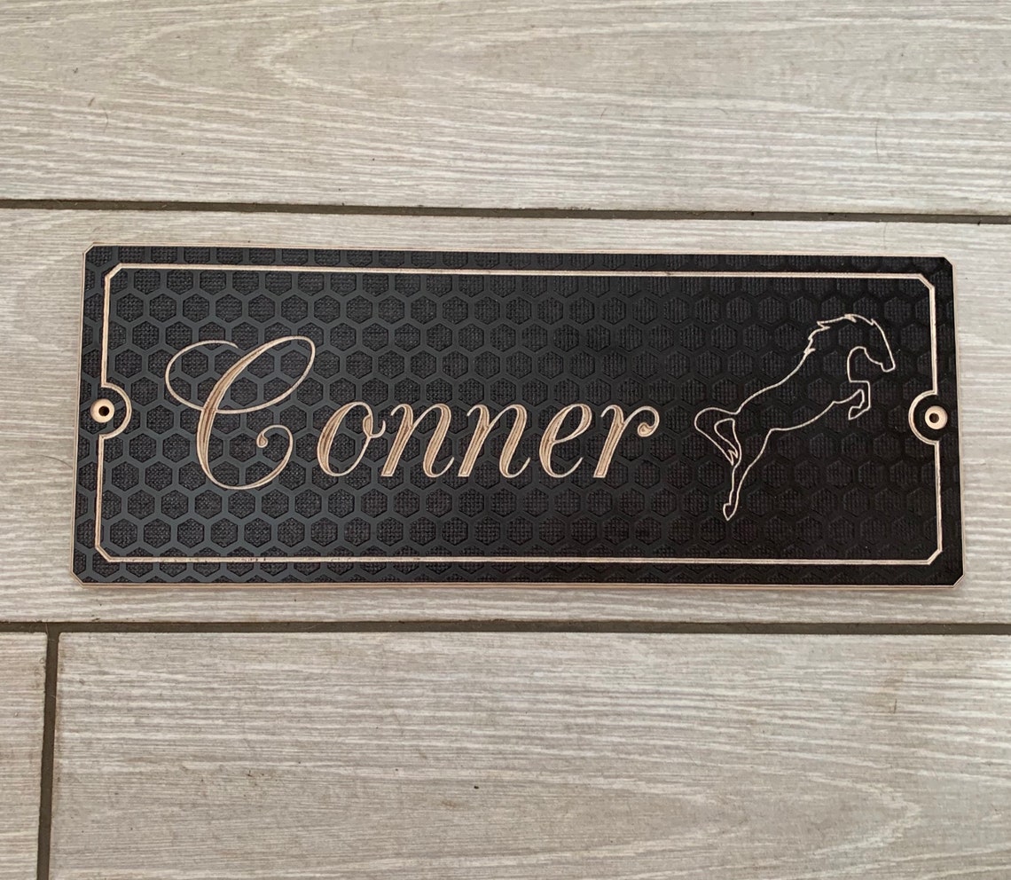 Stable Door Sign Personalised Stable Name Plaques Horses - Etsy UK