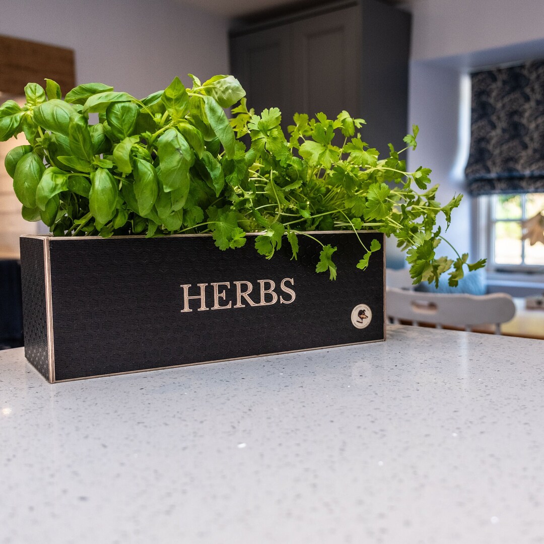 Indoor Herb Planter, Indoor Herb Garden, Herb Planter, Window Box, Herb ...