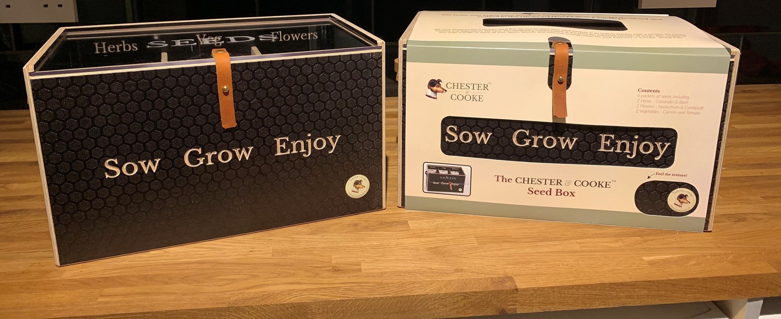 Seed Organiser Seed Gift Box Seed Storage Box Engraved Seed | Etsy