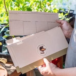 Seed Organiser, Seed Box & Organiser Gift Set, Seed Storage Box ...