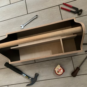 Personalized Wooden Tool Box: Engraved Tool Storage Caddy - Etsy
