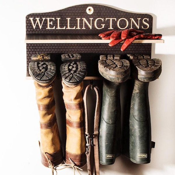 Cowboy Boot Rack Wall Mount - Etsy