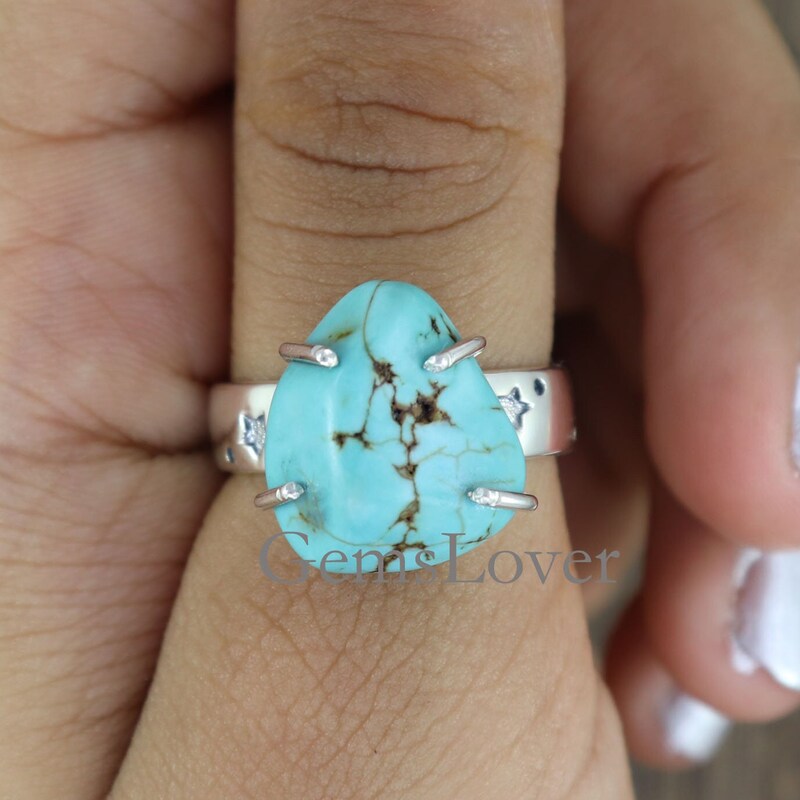 Turquoise Moon - Etsy