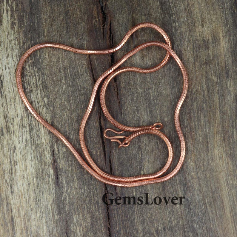 Snake Pure Copper Chain , Handmade Copper Chain, Top Quality Copper ...