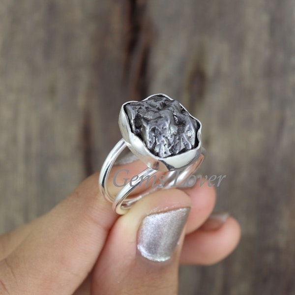 Meteorite Ring - Etsy