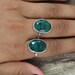 Emerald Corundum Ring Corundum Gemstone Ring Sterling Silver - Etsy
