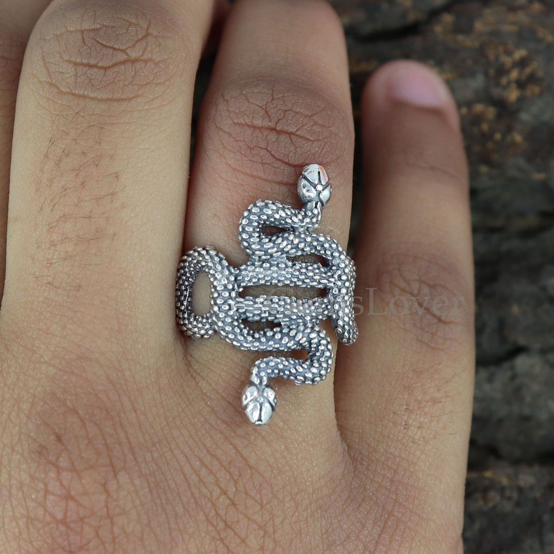 Anaconda Snake Ring, 925 Sterling Silver Ring, Cobra Ring, Daily Wear ...