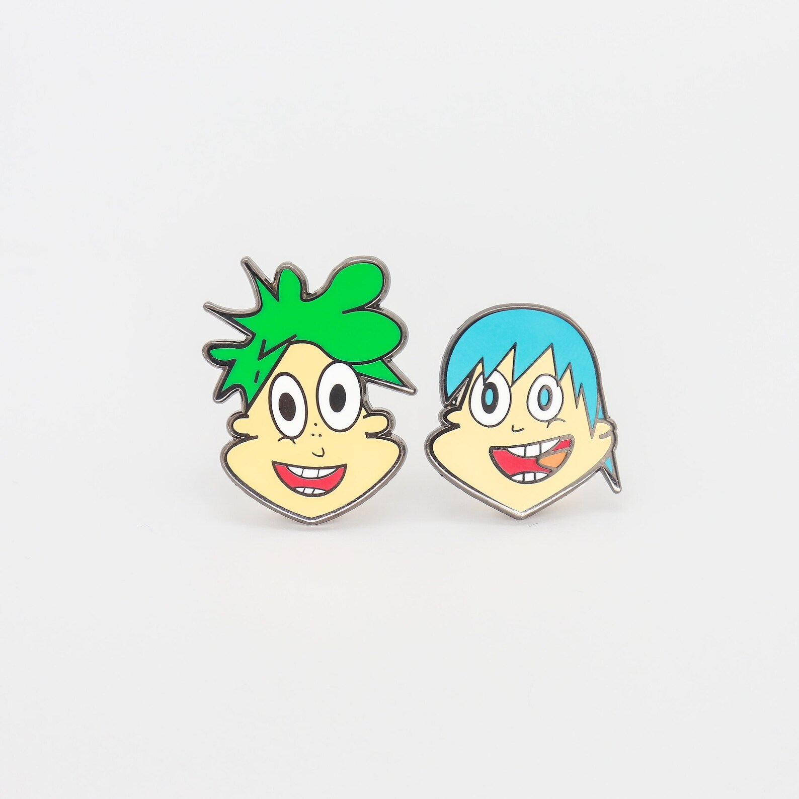 KABLAM Henry & June Enamel Pins - Etsy