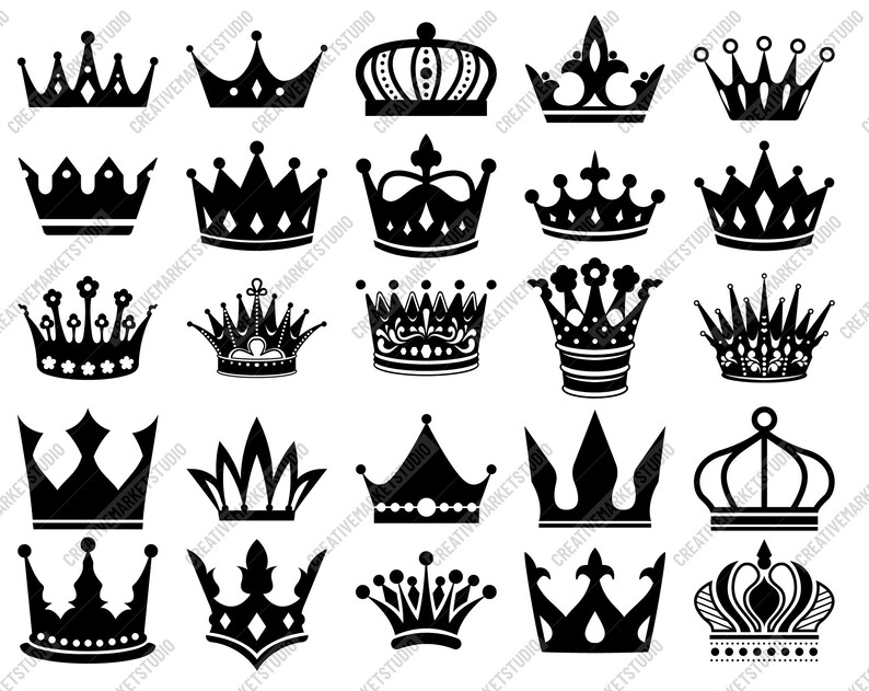 Royal King Crown Svg, Prince Cut File (pdf, Png, Jpg) - Etsy