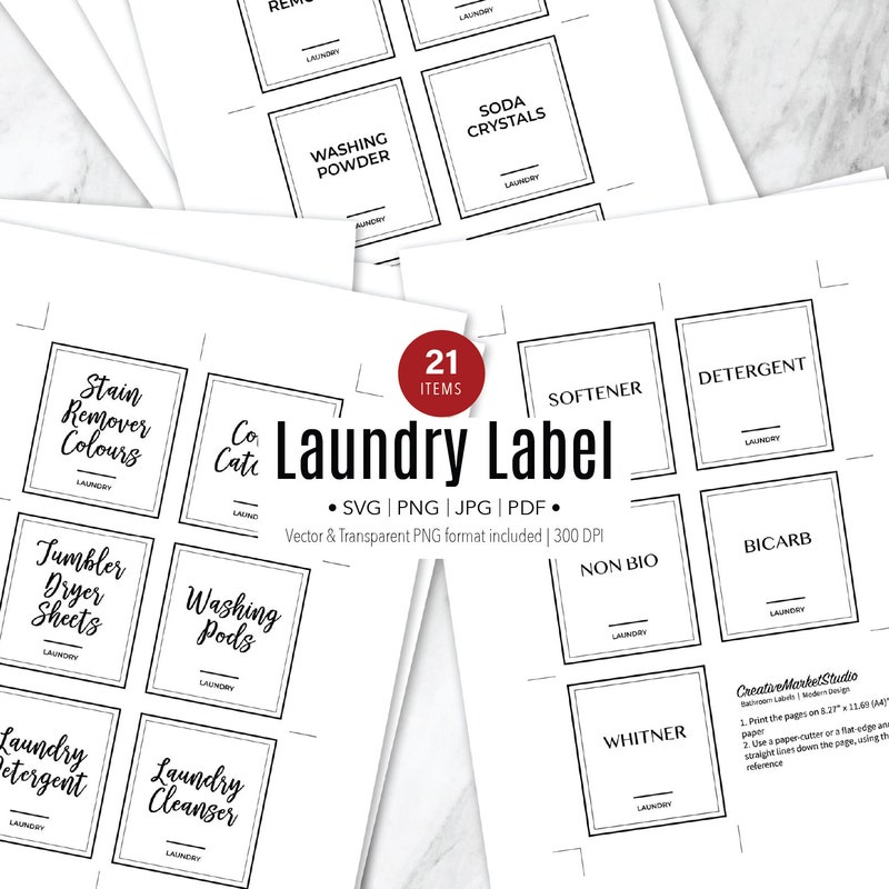 Laundry Labels - Etsy