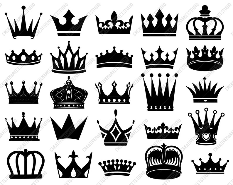 King Crown SVG, Royal Crown SVG File, Prince Crown SVG, Crown Prince ...