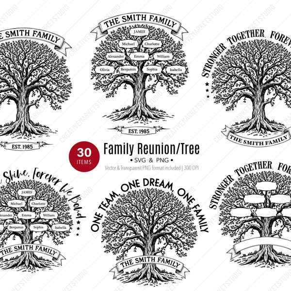 Family Reunion Tree - Etsy