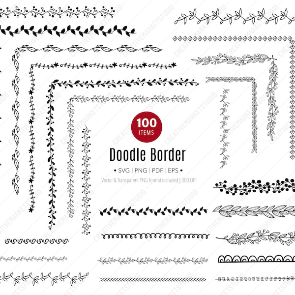 Doodle Border - Etsy