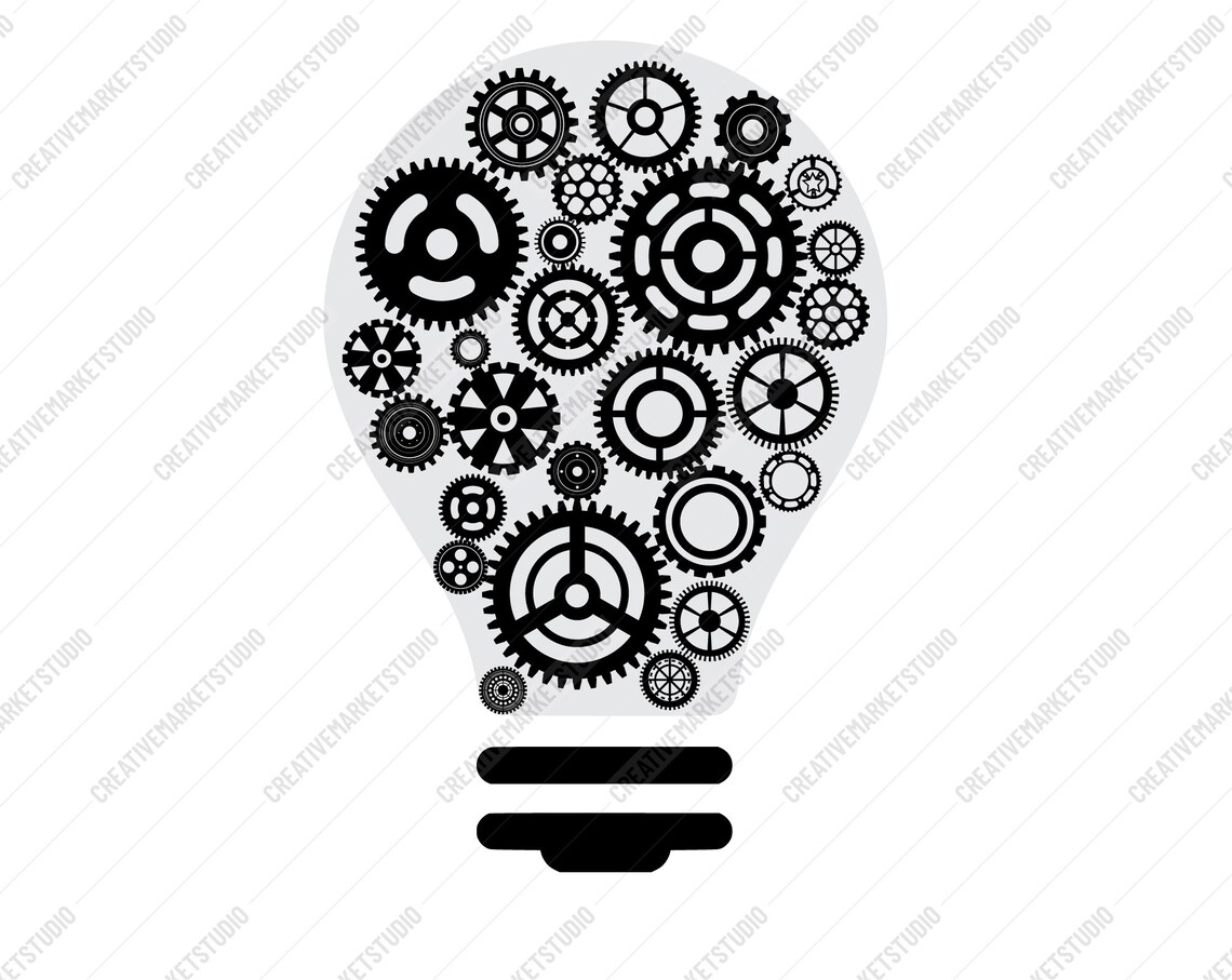 Gears SVG Bundle – Industrial Sprocket Clipart PNG for Crafts and DIY ...