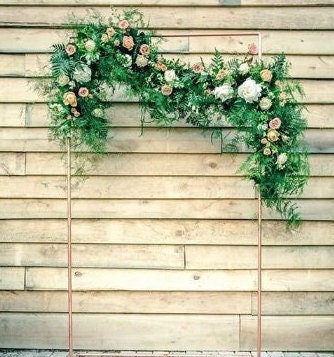 Copper Wedding Arch Sign Holder Stand Rose Gold Copper - Etsy