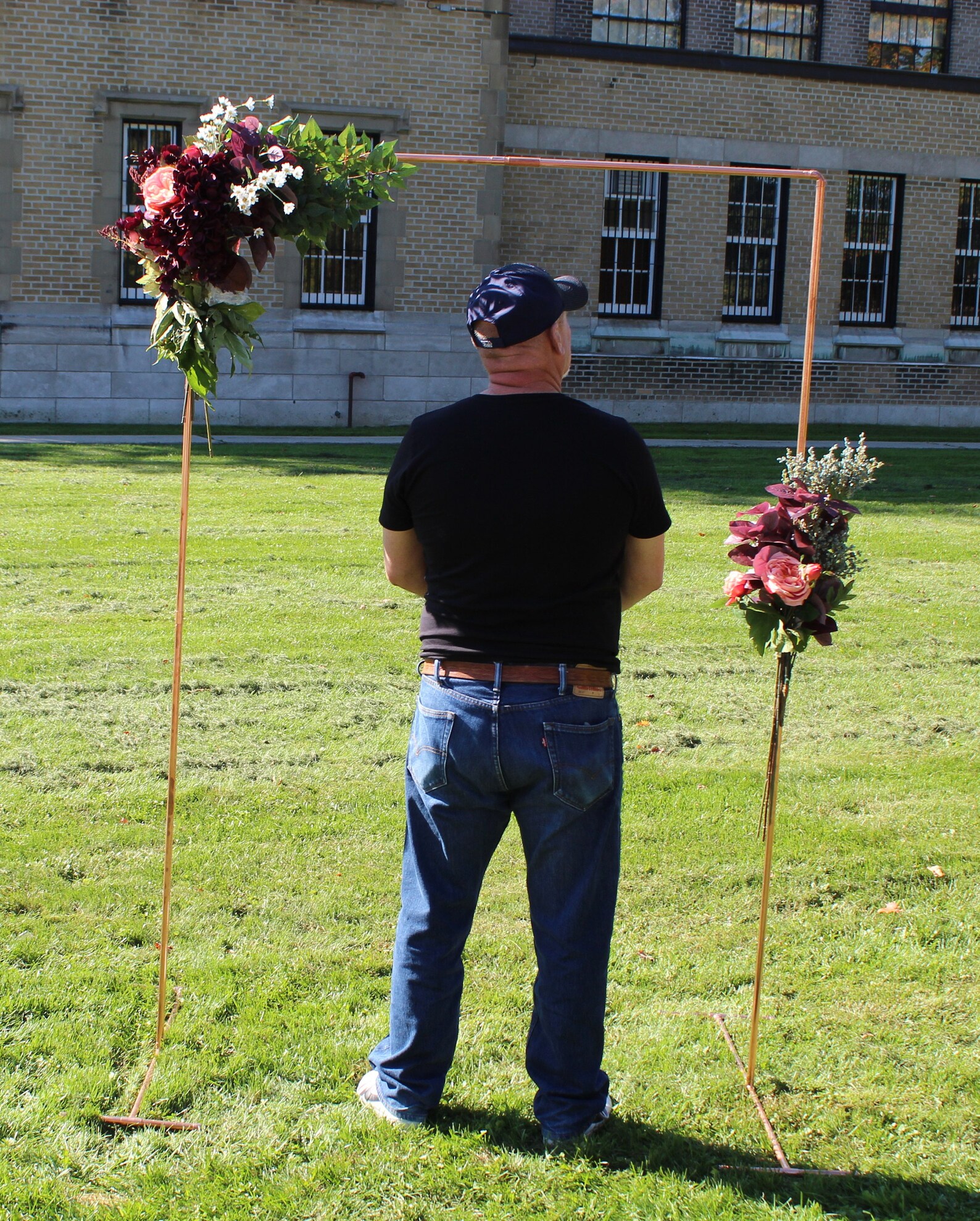 Copper Wedding Arch Sign Holder Stand Balloon Holder Arch - Etsy
