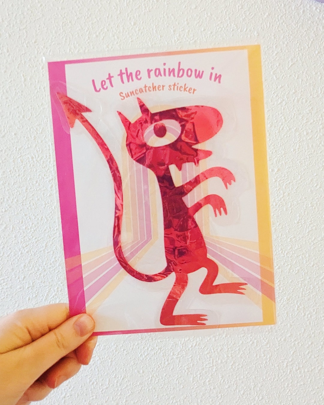 Disenchantment Suncatcher, Luci Demon Window Sticker, Rainbow Rays ...