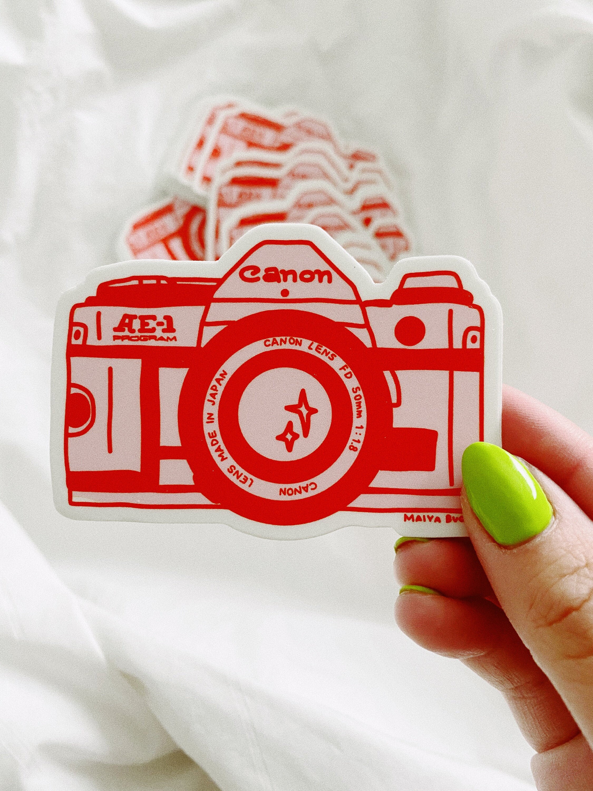 Vintage Canon Film Camera Sticker Free Shipping | Etsy