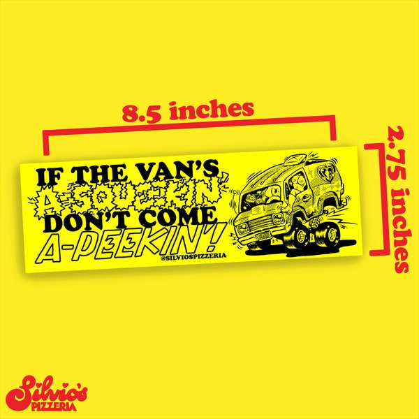 Living in a Van Sticker - Etsy