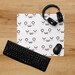 Uwu Owo Desk Mat, Kawaii Cute White Gaming Large Mouse Pad XXL - Etsy