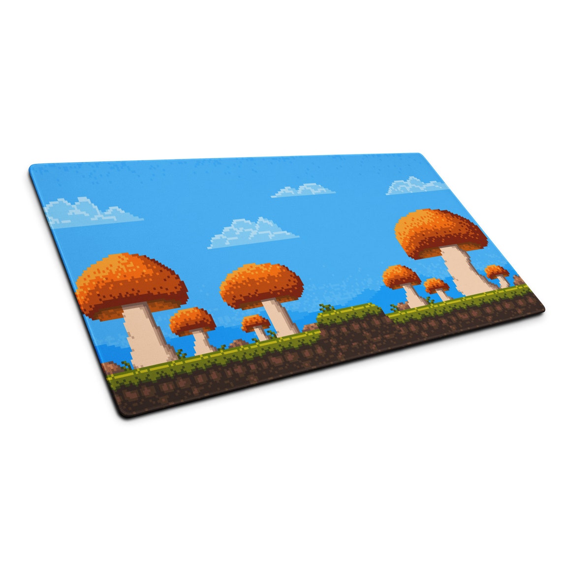 Mushroom 8 Bit Retro Pixel Arcade Desk Mat Gaming Keyboard - Etsy