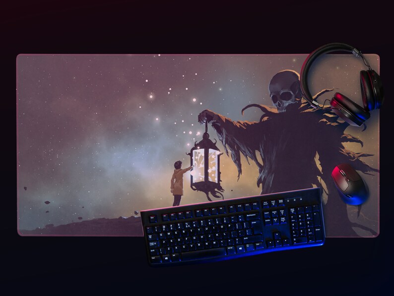 Fantasy Mythical Giant Skeleton Desk Mat Dark Magic Star - Etsy